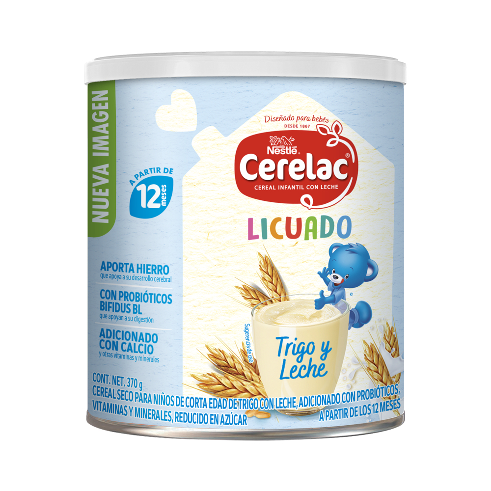 Cereal Infantil Cerelac Cereal con Leche Lata 370g