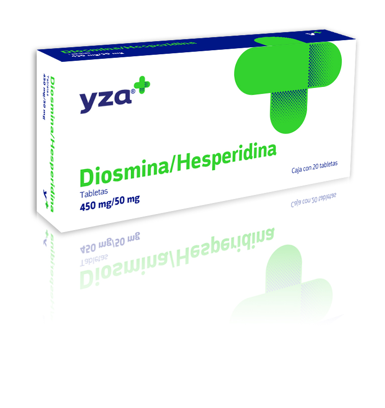 Yza Diosmina/Hesperid 450Mg/50Mg 20 Tabs