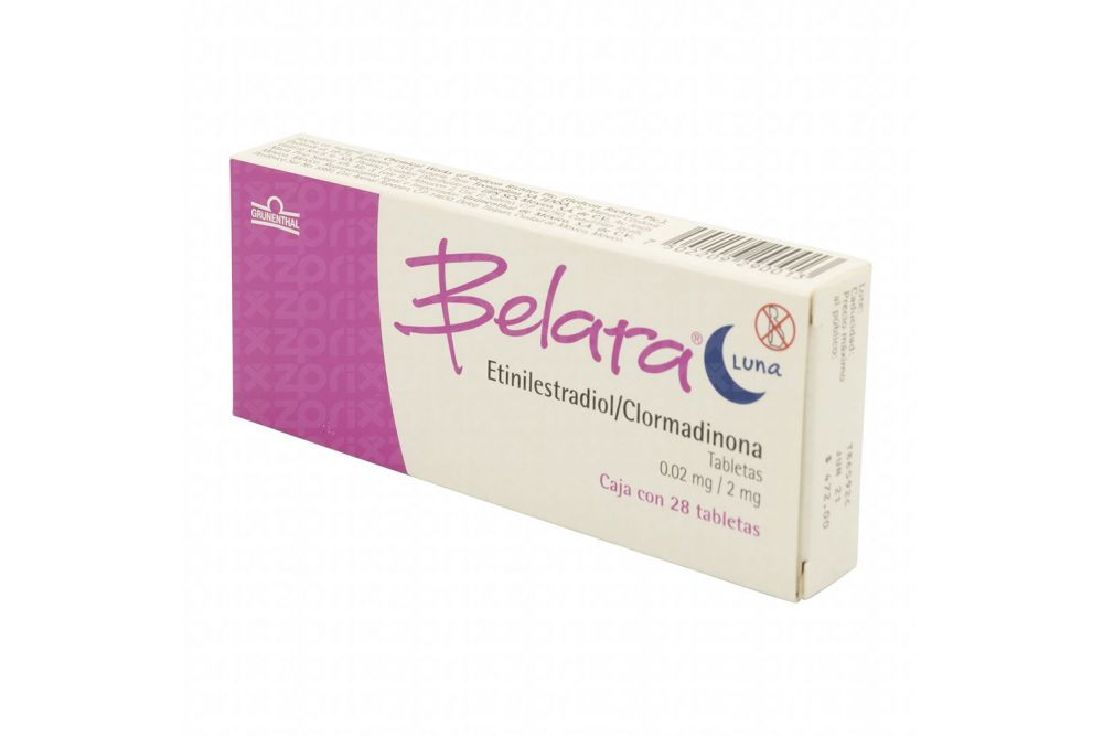 Belara Luna 0.02Mg/2Mg 28 Tabs