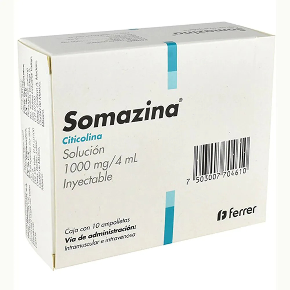 Somazina Solucion In 1000Mg 10 Iny X 4Ml
