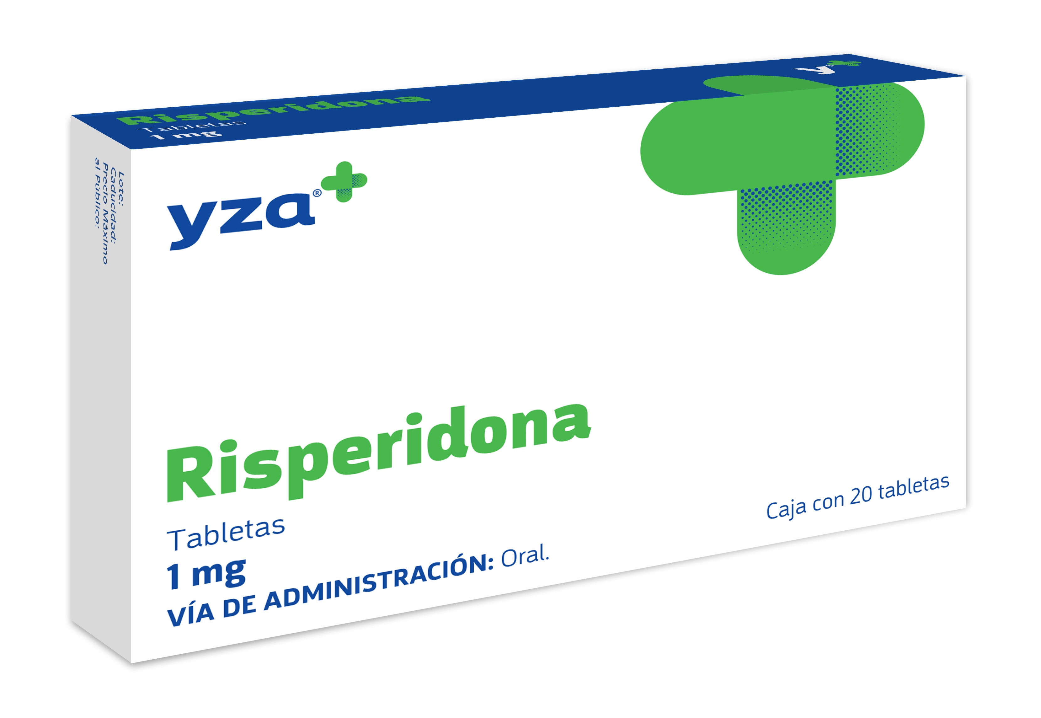 Yza Risperidona 1Mg 20 Tabs