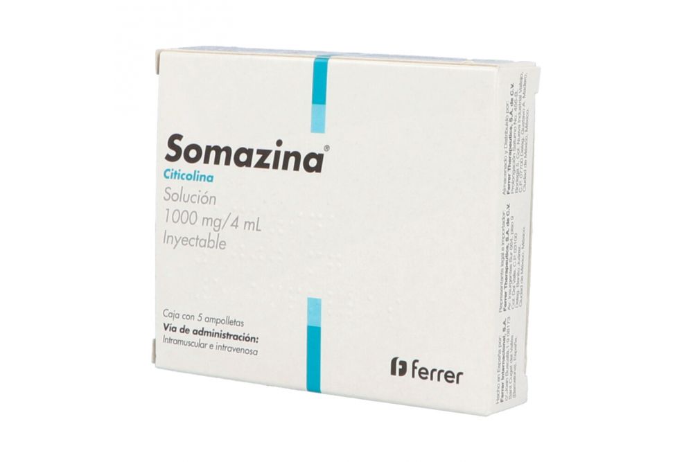 Somazina Solucion Iny 1000Mg 5 Iny X 4Ml