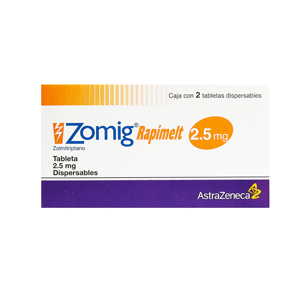 Zomig Rapimelt 2.5Mg 2 Tabs