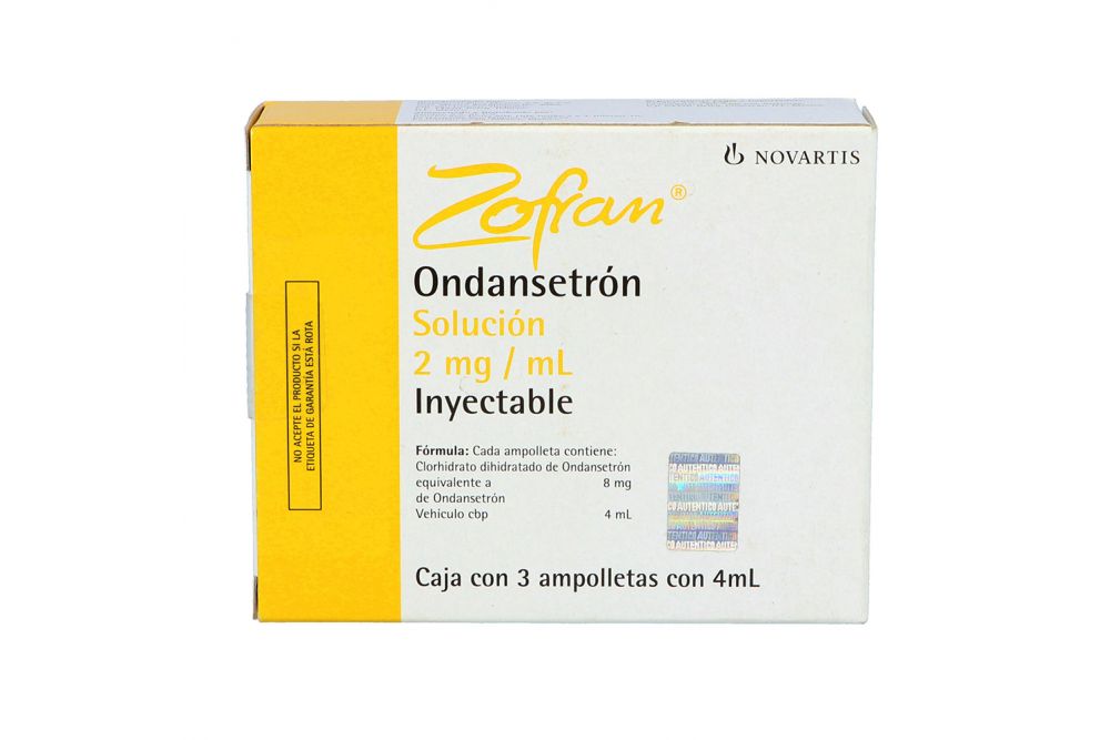 Zofran Solucion Inyectab 8Mg 4 Amp X 4Ml