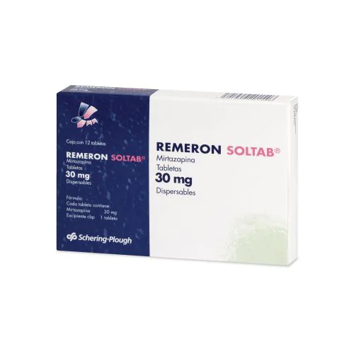 Remeron Soltab 30Mg 12 Tabs