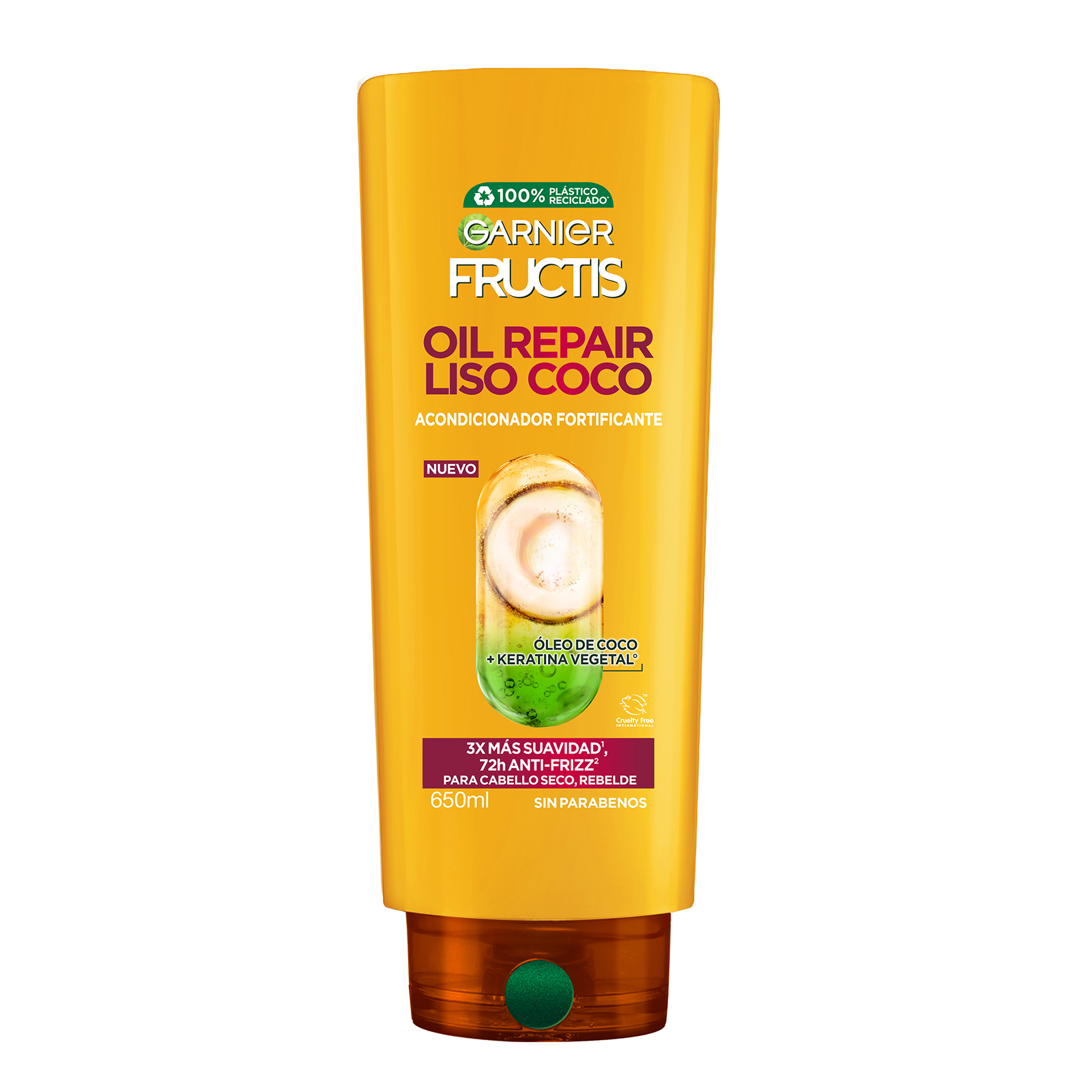 Garnier Fructis Oil R Liss Acon 650Ml