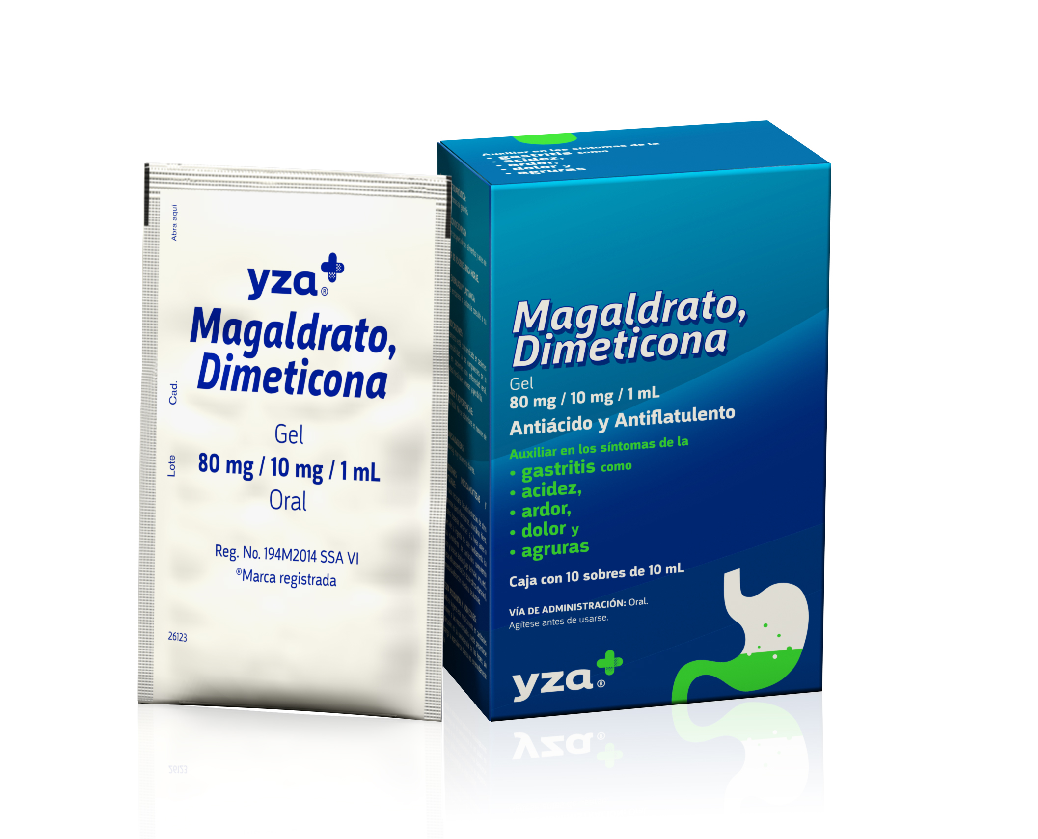 Yza Magal/Dime 80Mg/10Mg/1Ml 10 Sbs