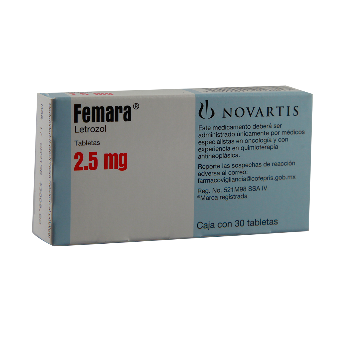 Femara 2.5Mg 30 Gra