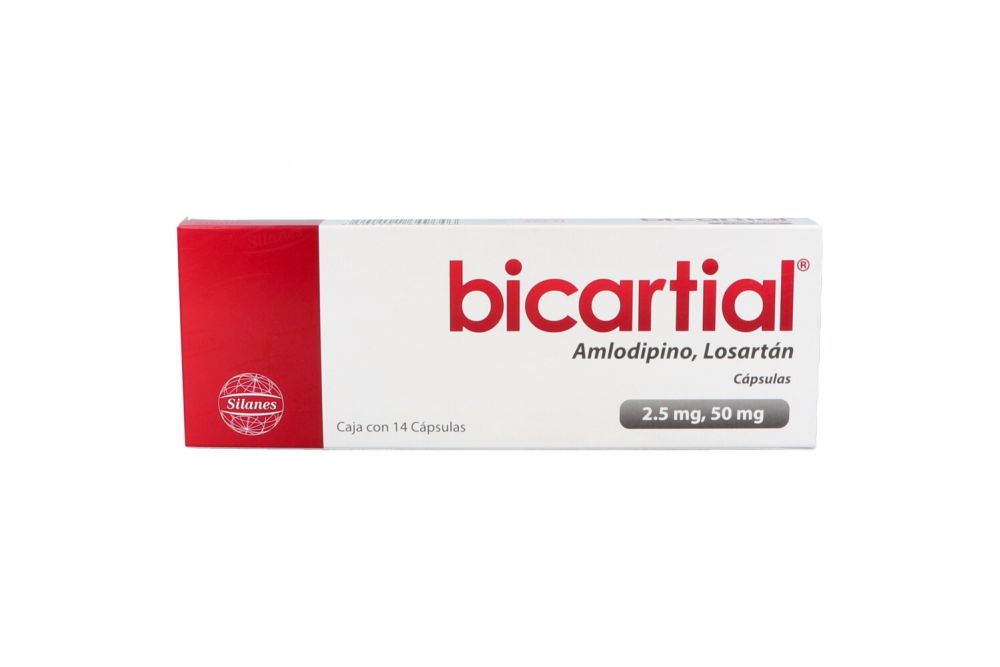 Bicartial 2.5Mg/50Mg 14 Caps