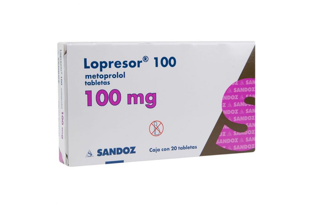 Lopresor 100Mg 20 Gra