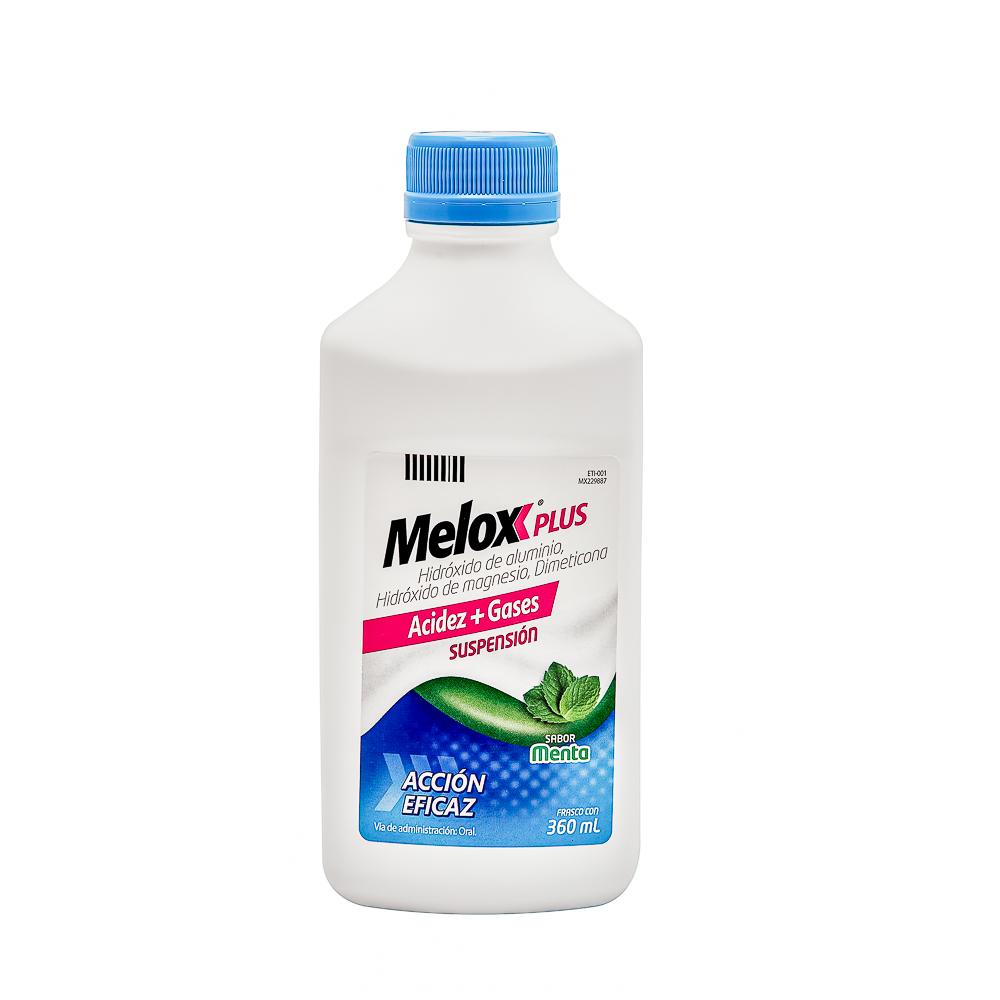 Melox Plus Suspensión Menta 360Ml