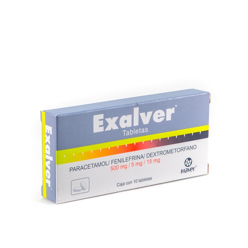 Exalver 500Mg/5Mg/15Mg 10 Tabs