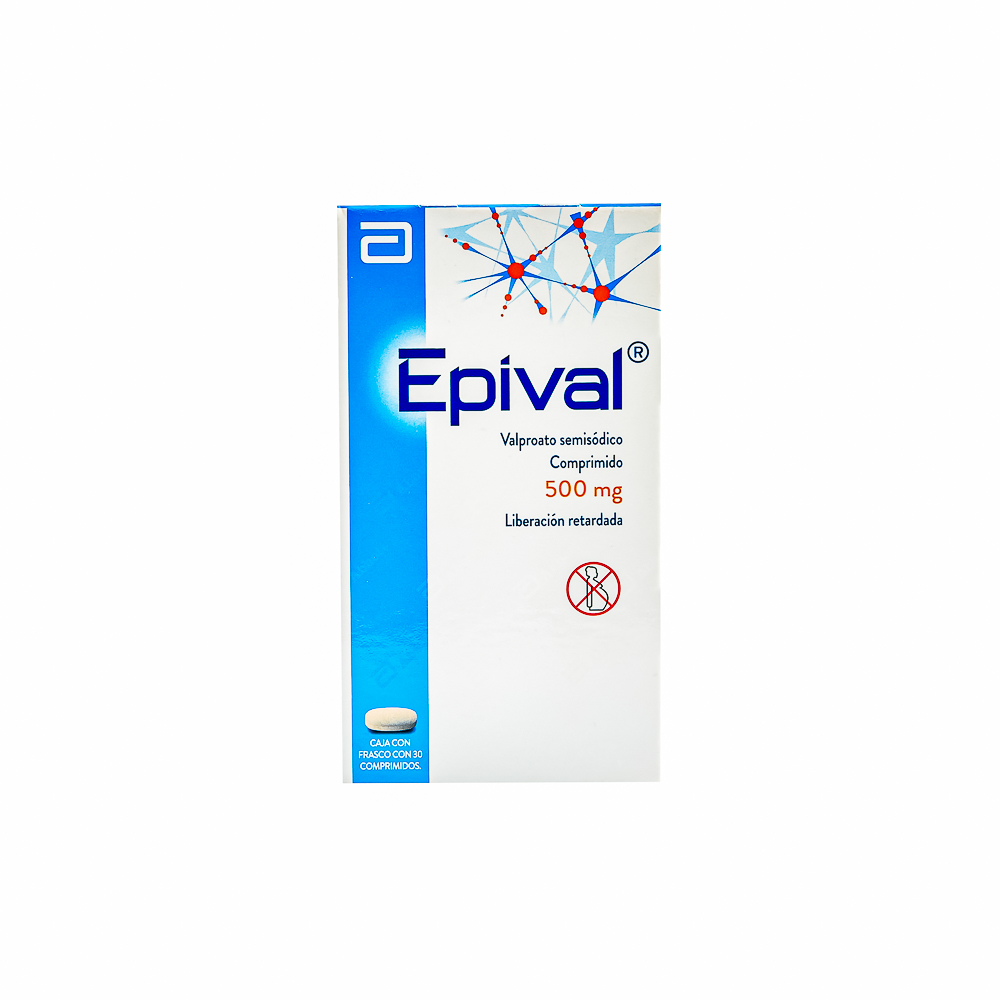Epival 500mg 30 comprimidos - Yza
