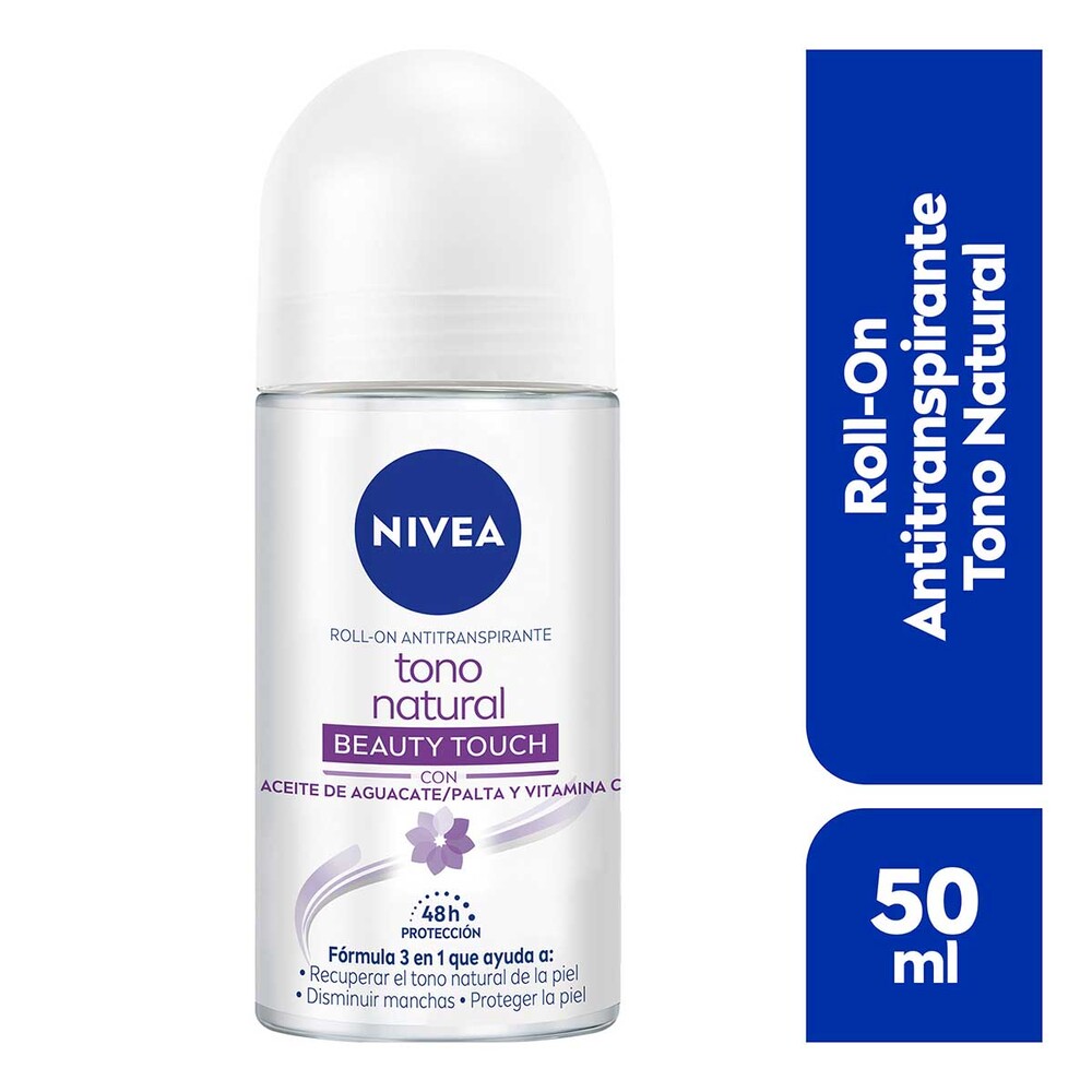 Nivea Aclarado Natural Beauty Touch Roll On 50 Ml