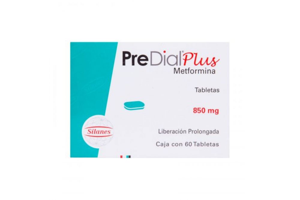 Predial Plus 850Mg 60 Tabs