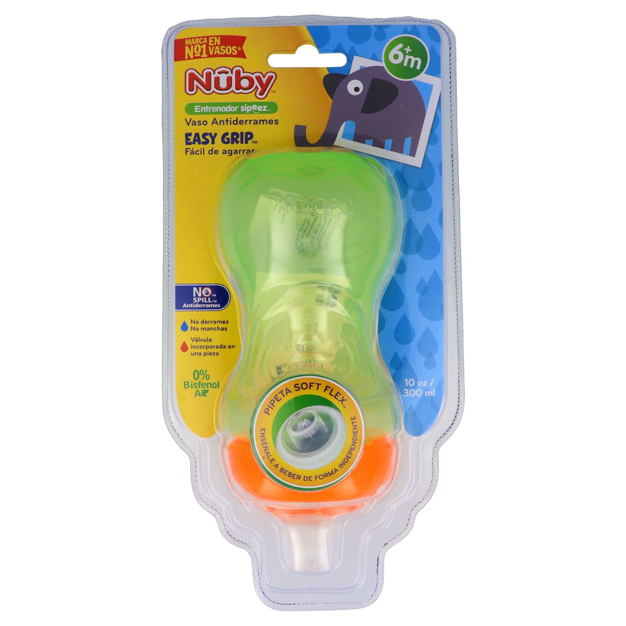 Nuby Vaso Entrenador Antiderrame 10 Oz