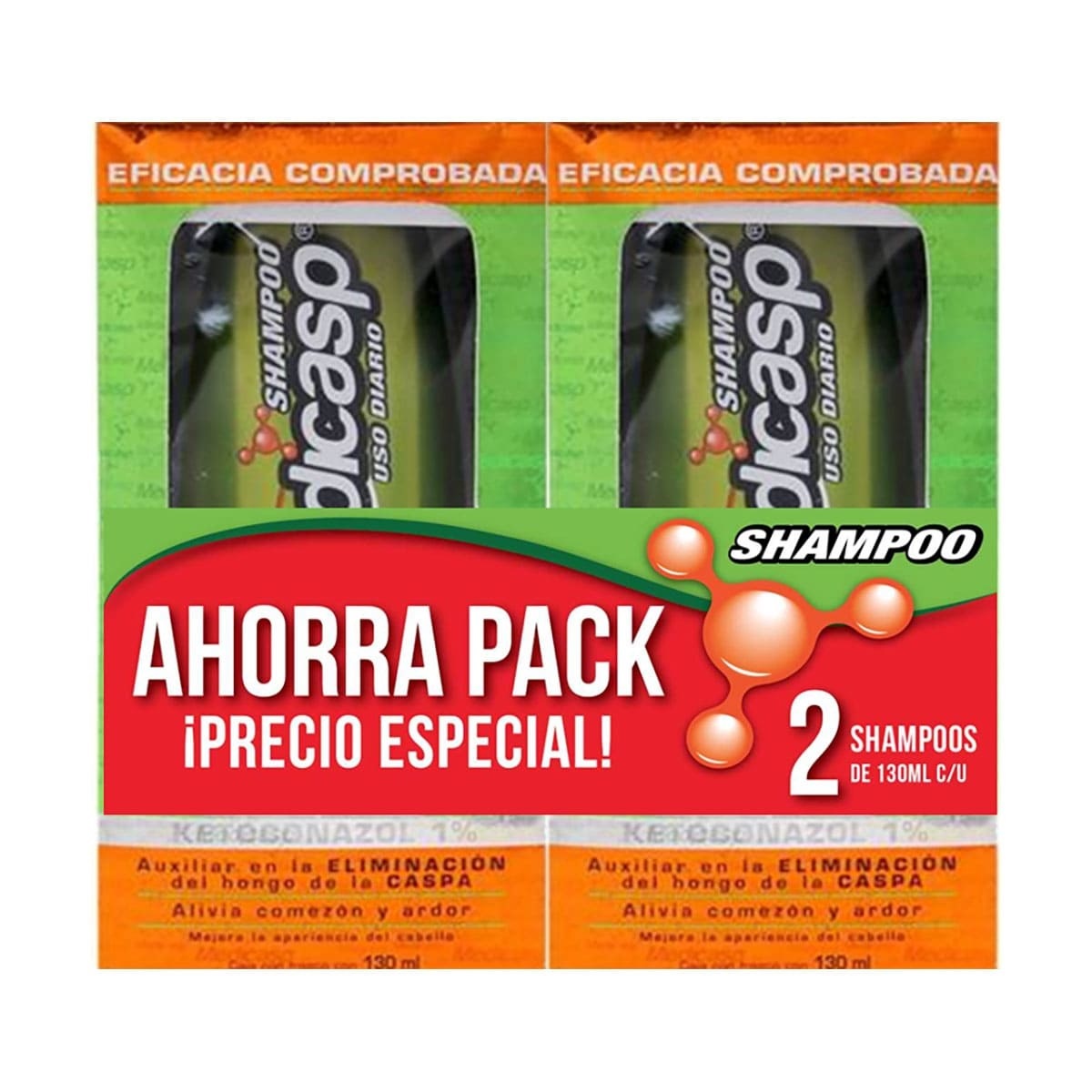 Medicasp Shampoo Duo 130 Ml 2 Pack