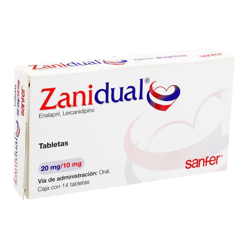 Zanidual 20Mg/10Mg 14 Tabs