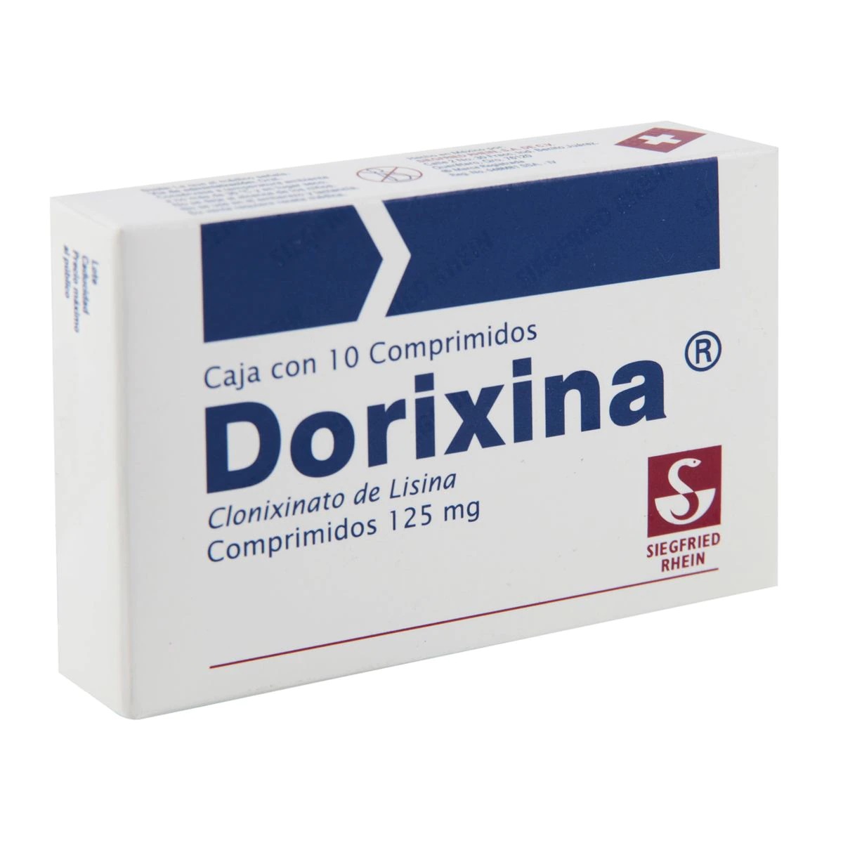 Dorixina 125mg 10 tabs alivio rápido - Yza