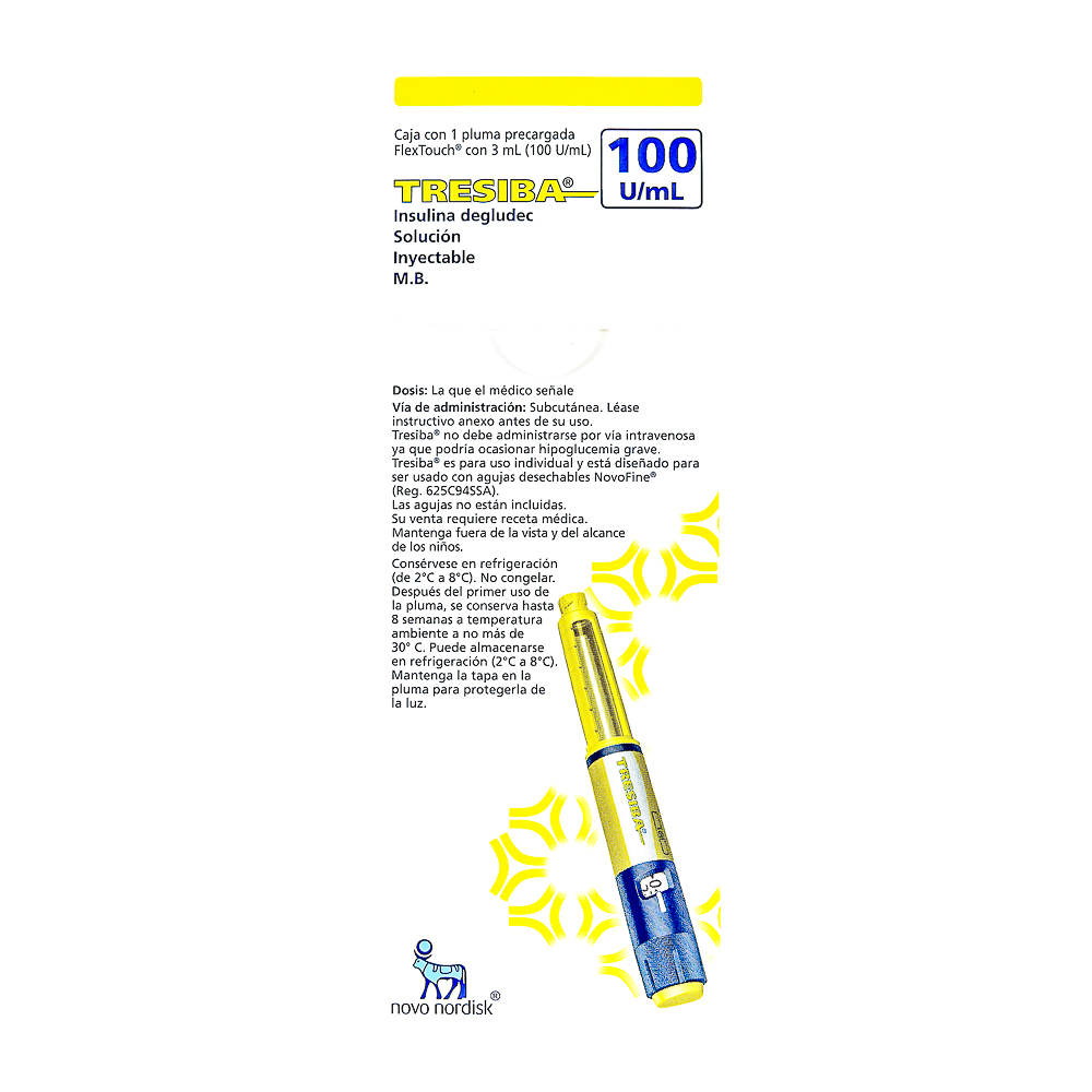 Tresiba Flextouch 100Ui/Ml 1 Pluma X 3Ml