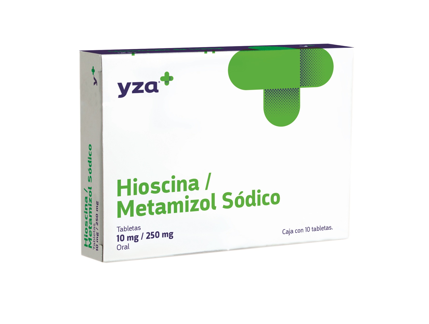Yza Hioscina Meta Sod 10Mg/250Mg 10 Tabs