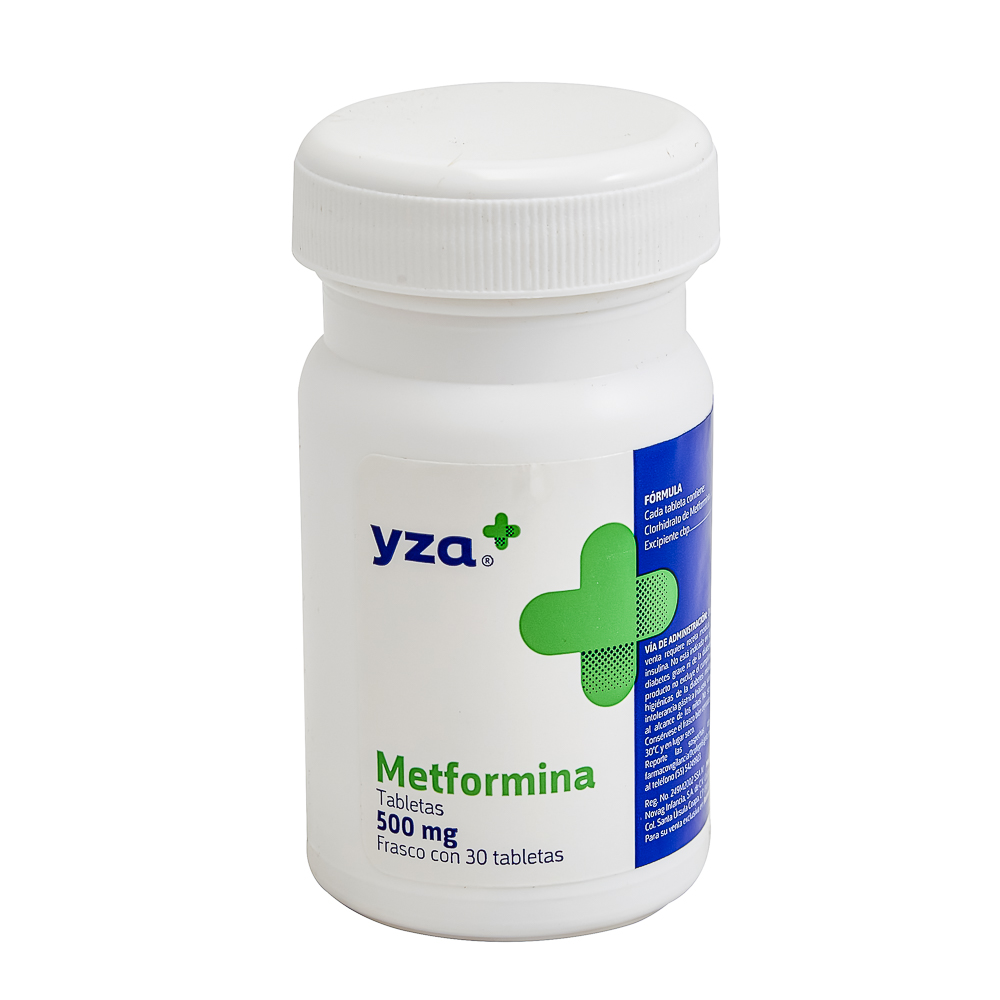 Yza Metformina 500Mg 30 Tabs