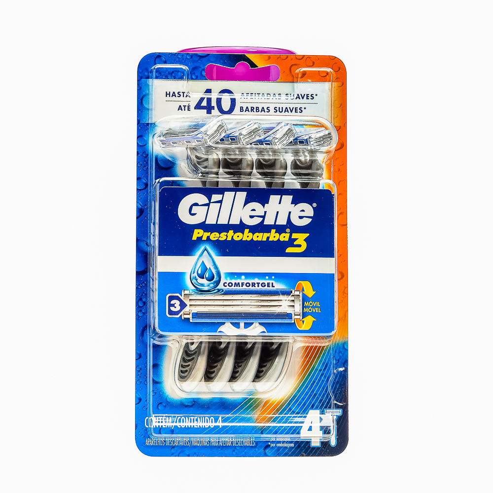 Gillette Rastrillo Prestobarba3 4 Pzas