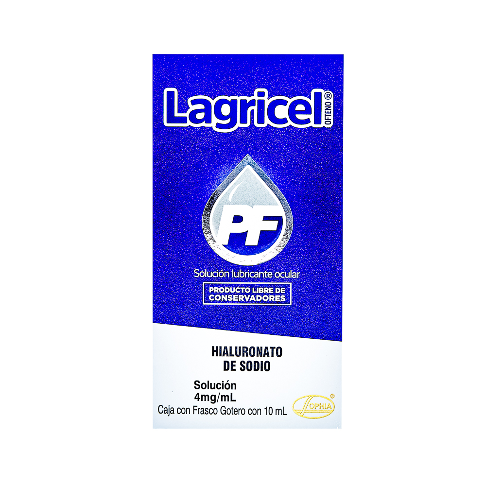 Lagricel Pf Ofteno 4Mg 10Ml