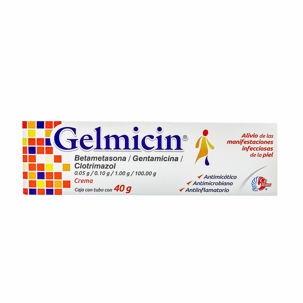 Gelmicin 40g - Crema para Infecciones de Piel y Hongos - Yza