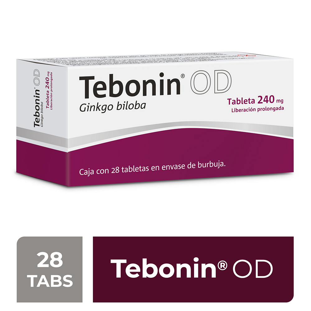 Tebonin Od Liberacion Prol 240Mg 28 Tabs