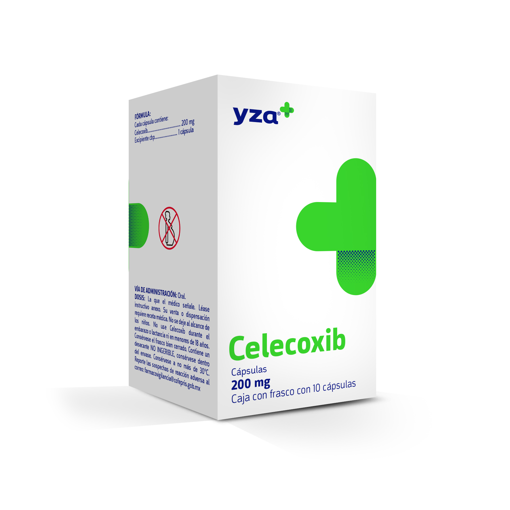 Yza Celecoxib 200mg 10 capsulas - Yza