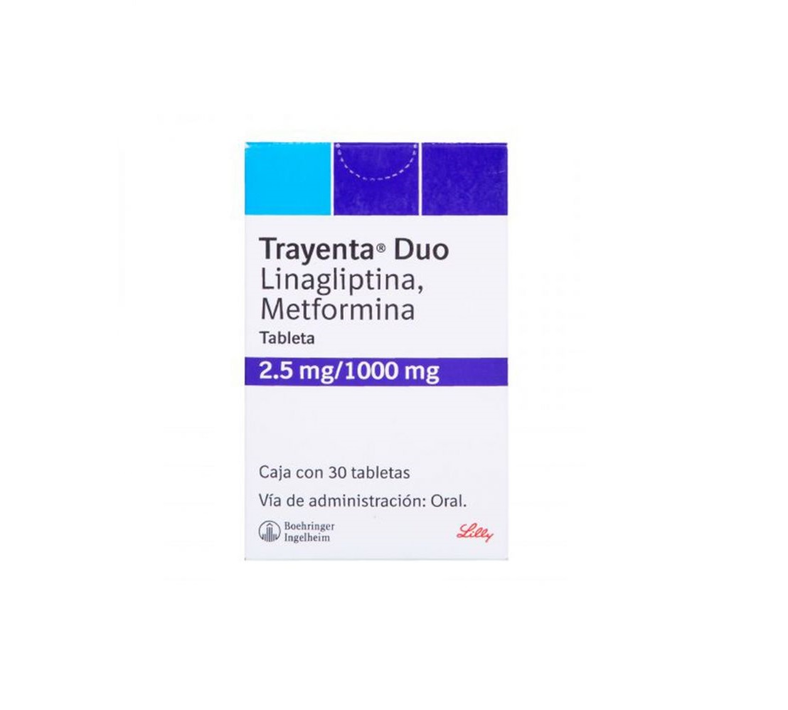 Trayenta Duo 2.5Mg/1000Mg 30 Tabs