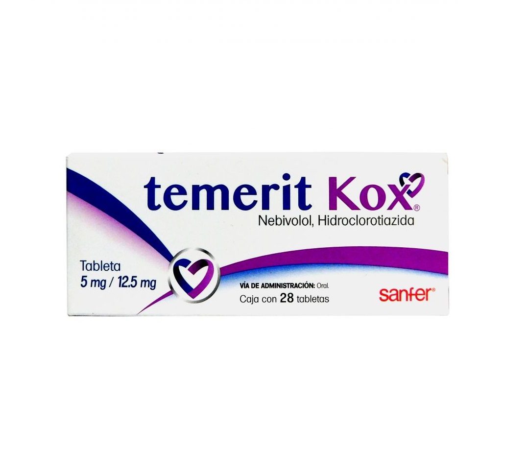 Temerit Kox 5Mg/12.5Mg 28 Tabs