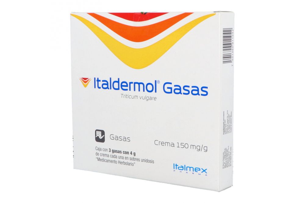 Italdermol Crema 12G 3 Gasas
