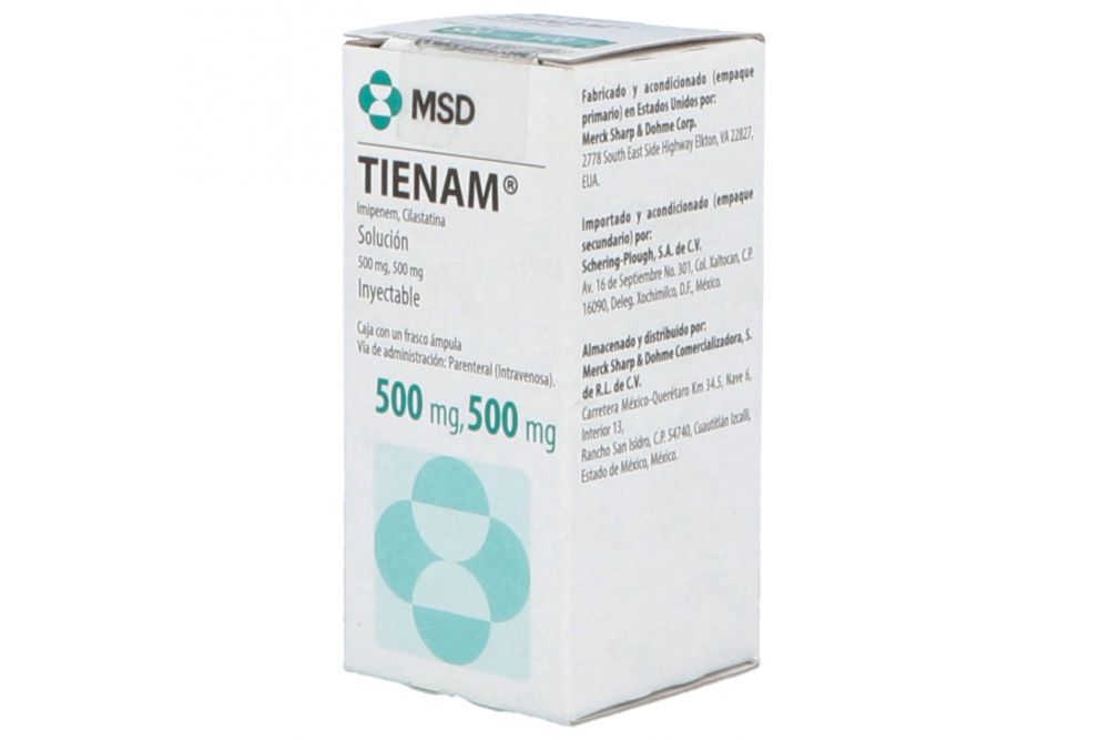 Tienam Iv 500Mg 20Ml