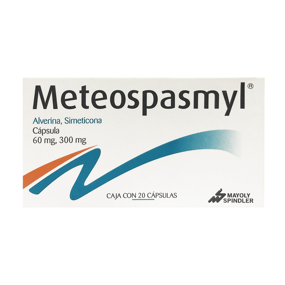Meteospasmyl 60Mg/300Mg 20 Caps