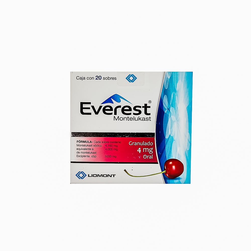 Everest 4mg 20 tabletas - Yza