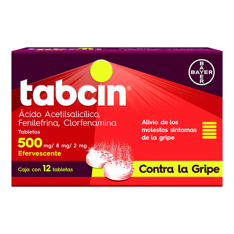Tabcin Efervescente 500Mg 12 Tabs