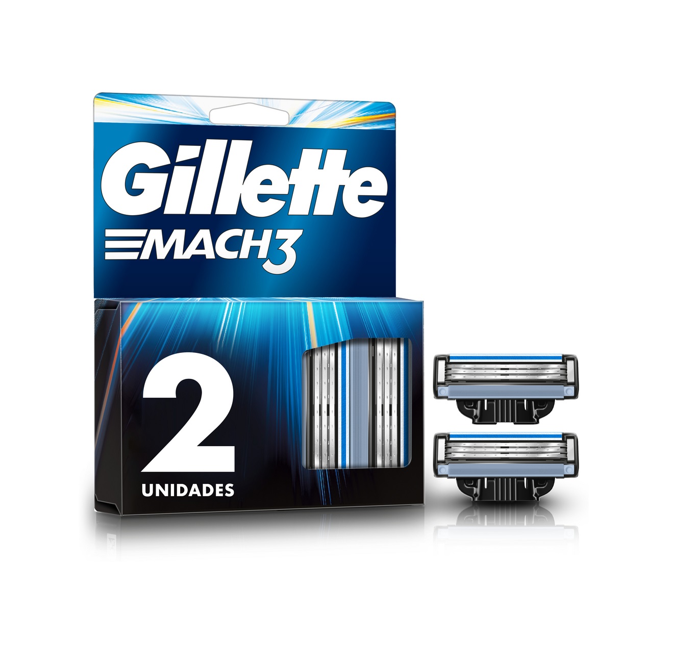 Gillette Mach 3 Base Cartuchos 2 Pzas