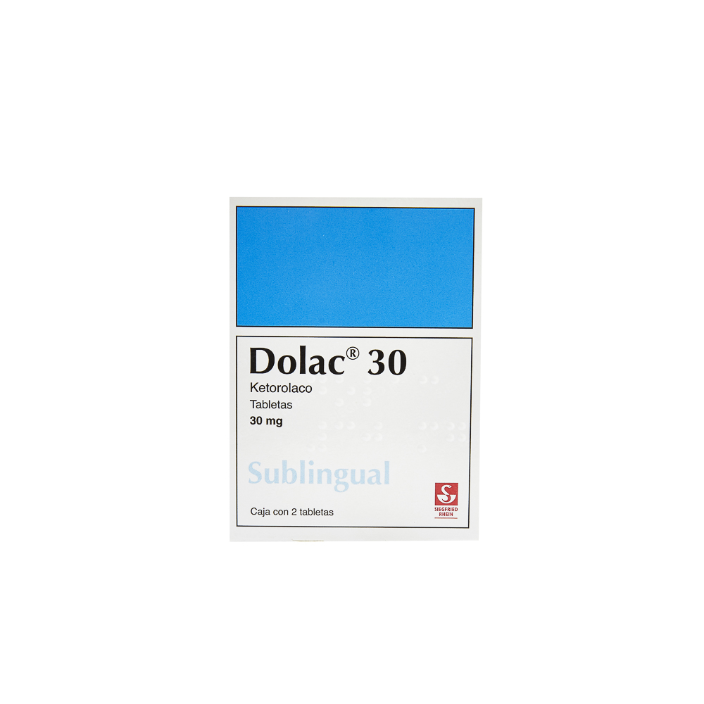 Dolac Sublingual 30Mg 2 Tabs