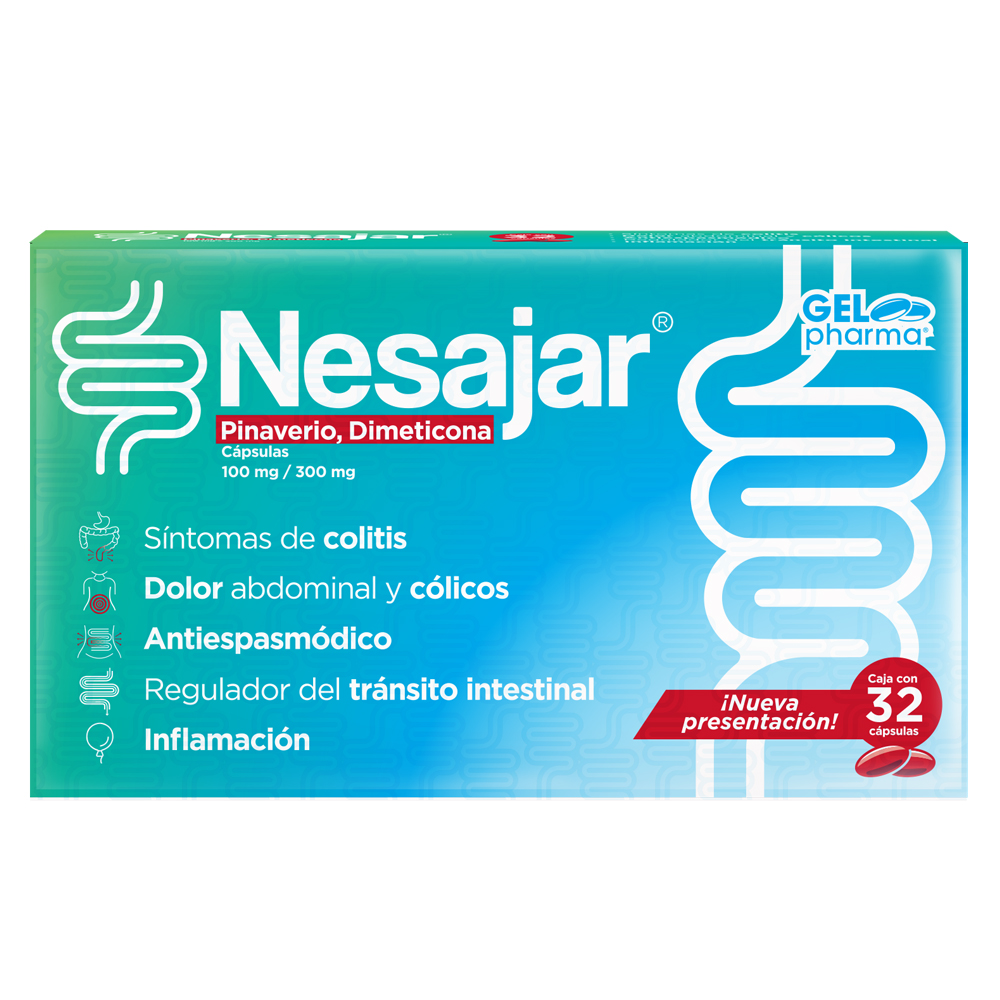 NESAJAR 100MG/300MG 32 CAPS