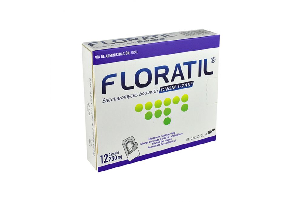 Floratil 250Mg 12 Caps