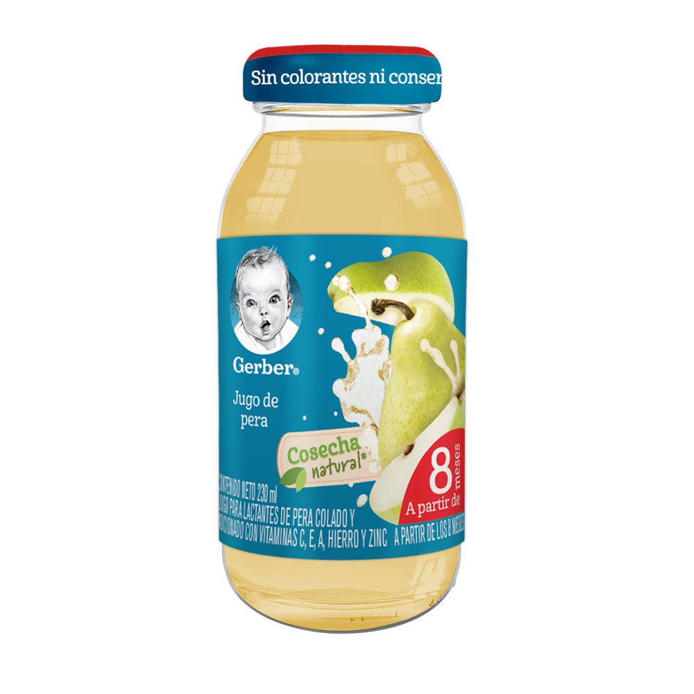 Jugo Gerber Cosecha Natural Etapa 3 Pera 230ml