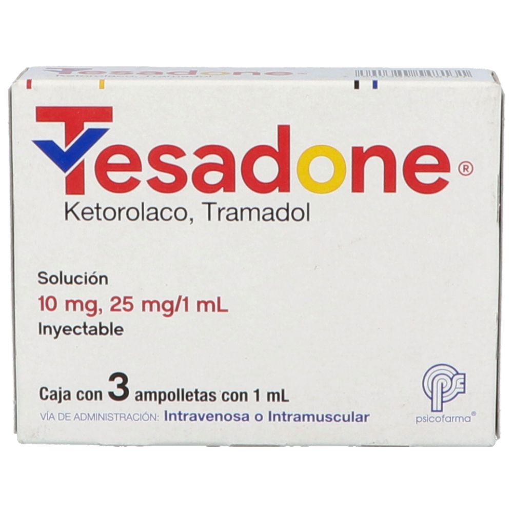 Tesadone 10Mg/25Mg 3 Iny