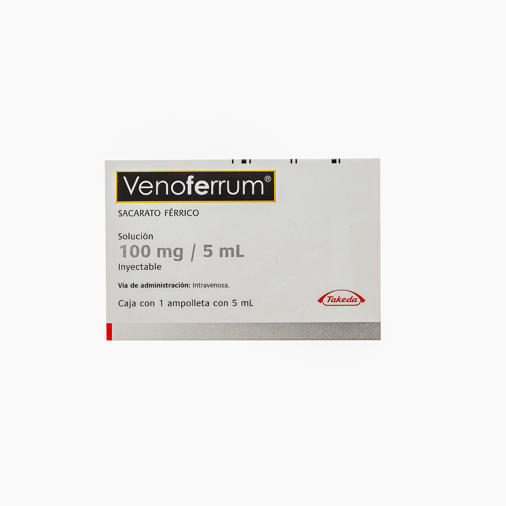 Venoferrum 100Mg 1 Amp X 5Ml