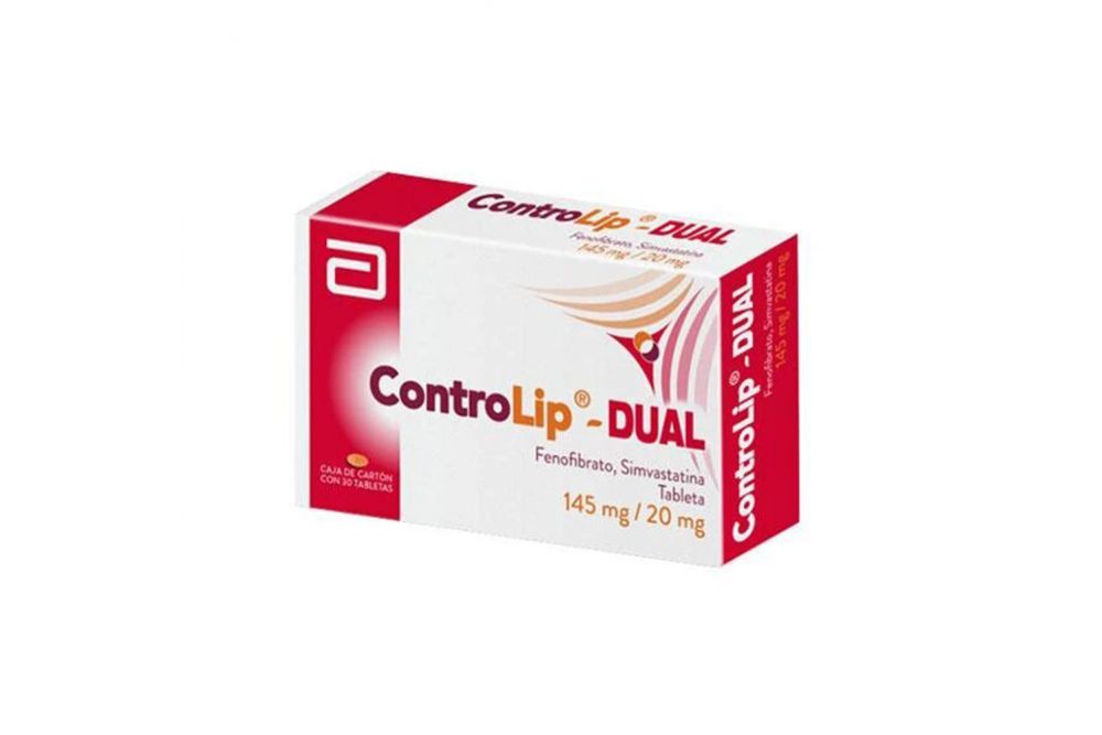 Controlip Dual 145Mg/20Mg 30 Tabs