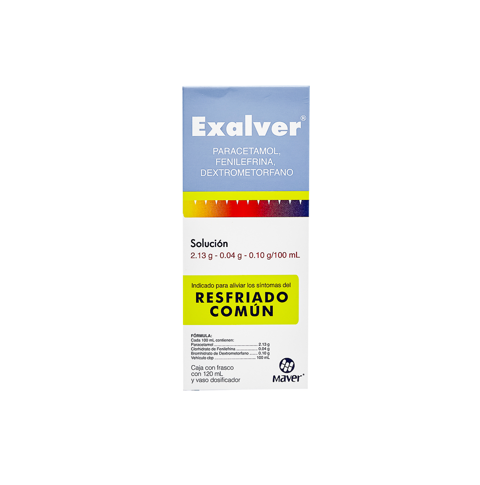 Exalver Jarabe 2.13Mg/0.04Mg/0.10M 120Ml