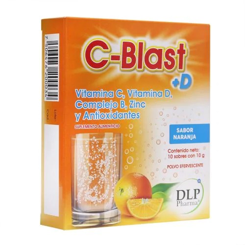 C-BLAST+D NARANJA EFERV 10 SOBRES