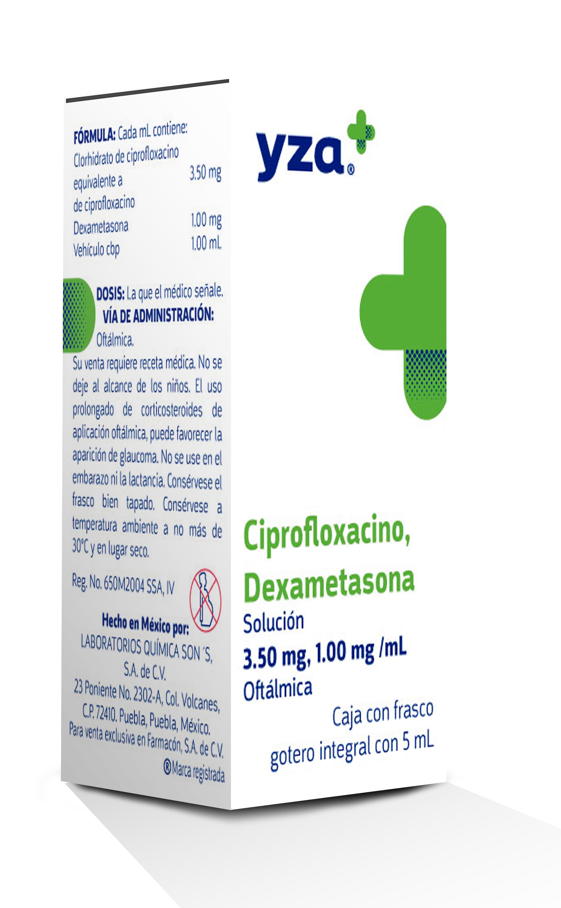 Yza Dexametas/Ciproflox So 3.5Mg/1Mg 5Ml