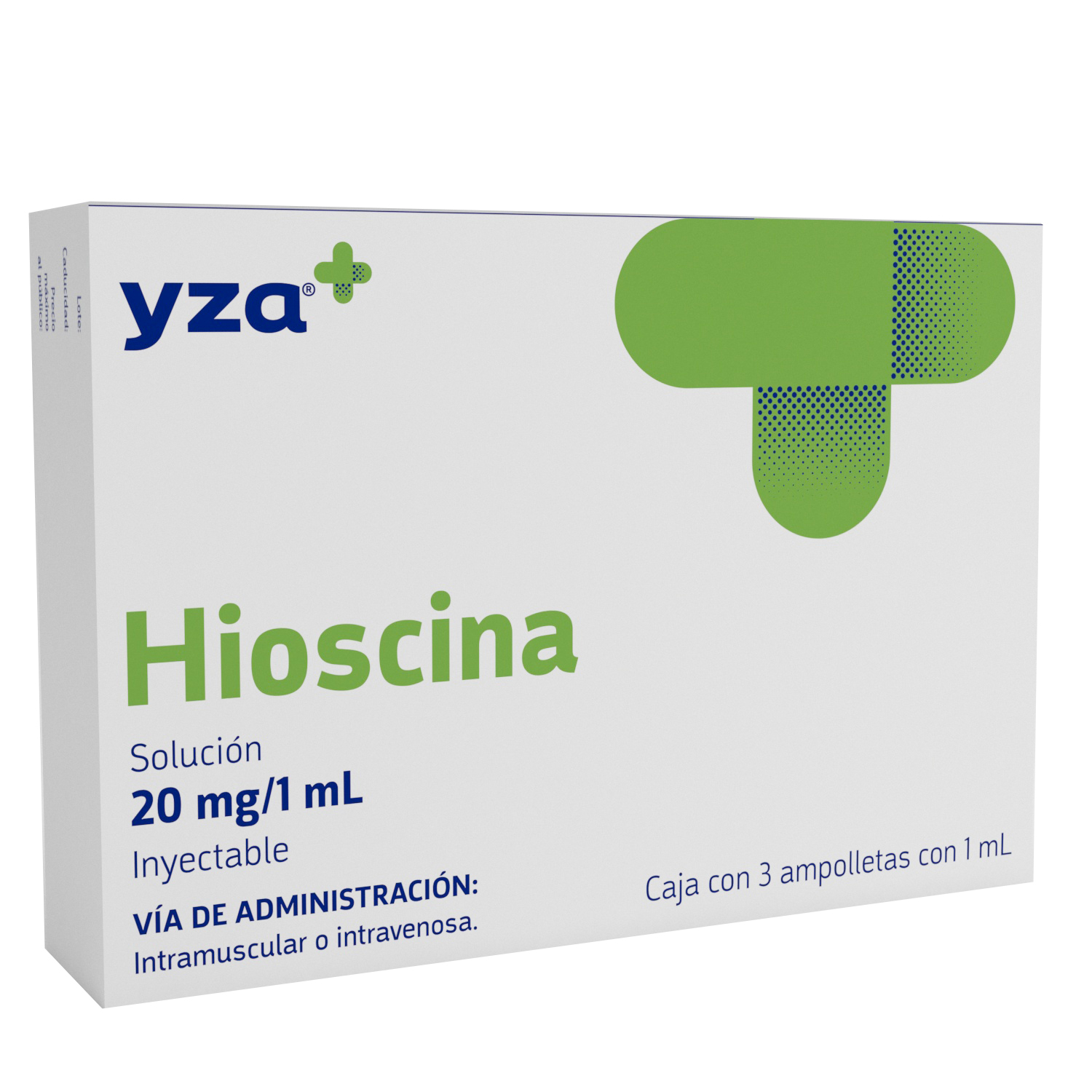 Yza Butilhioscina 20Mg/1Ml 3 Amp